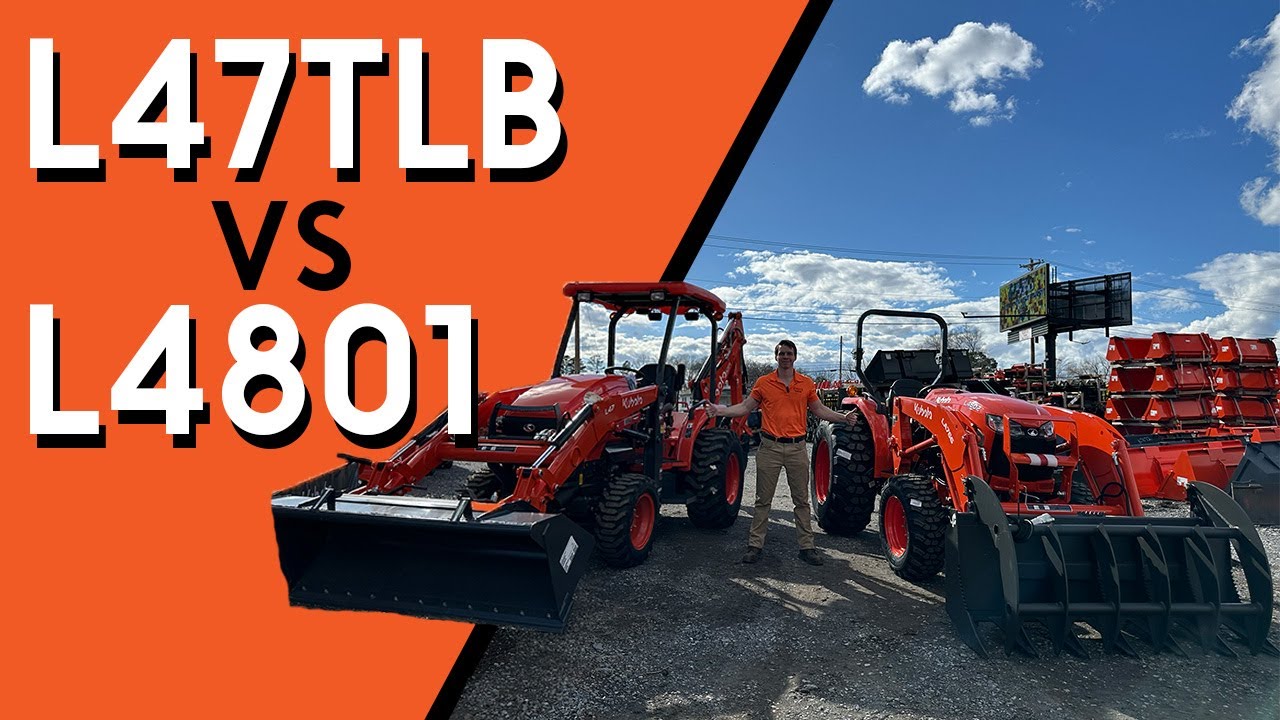 Kubota L47 TLB vs L4802 - YouTube