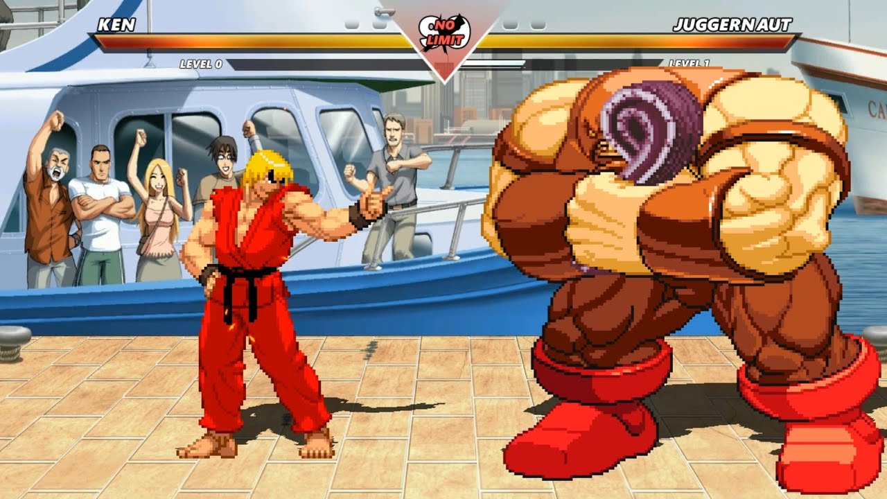 FIRE KEN vs JUGGERNAUT - The most epic fight ever made - YouTube