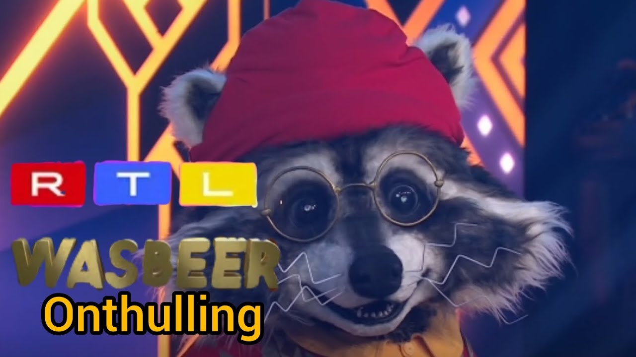 de wasbeer // onthulling // the masked singer nederland seizoen 6 - YouTube