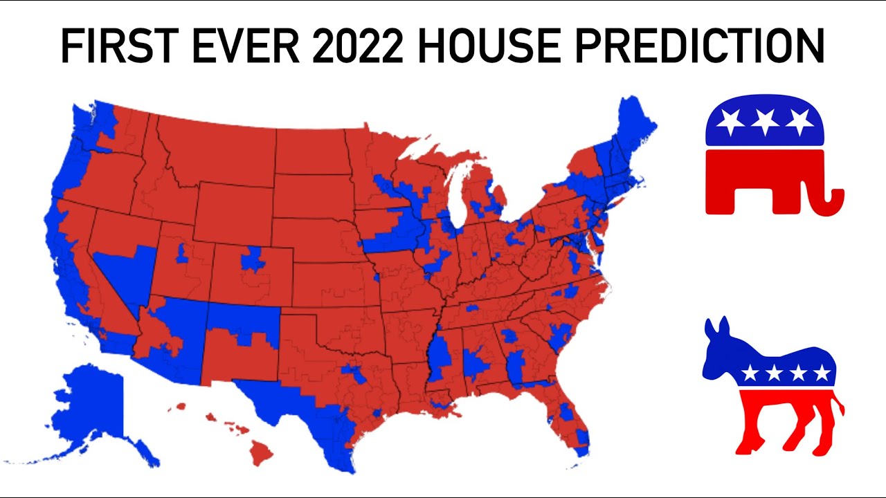 My FIRST EVER OFFICIAL 2022 House Prediction | Red Wave Imminent? - YouTube