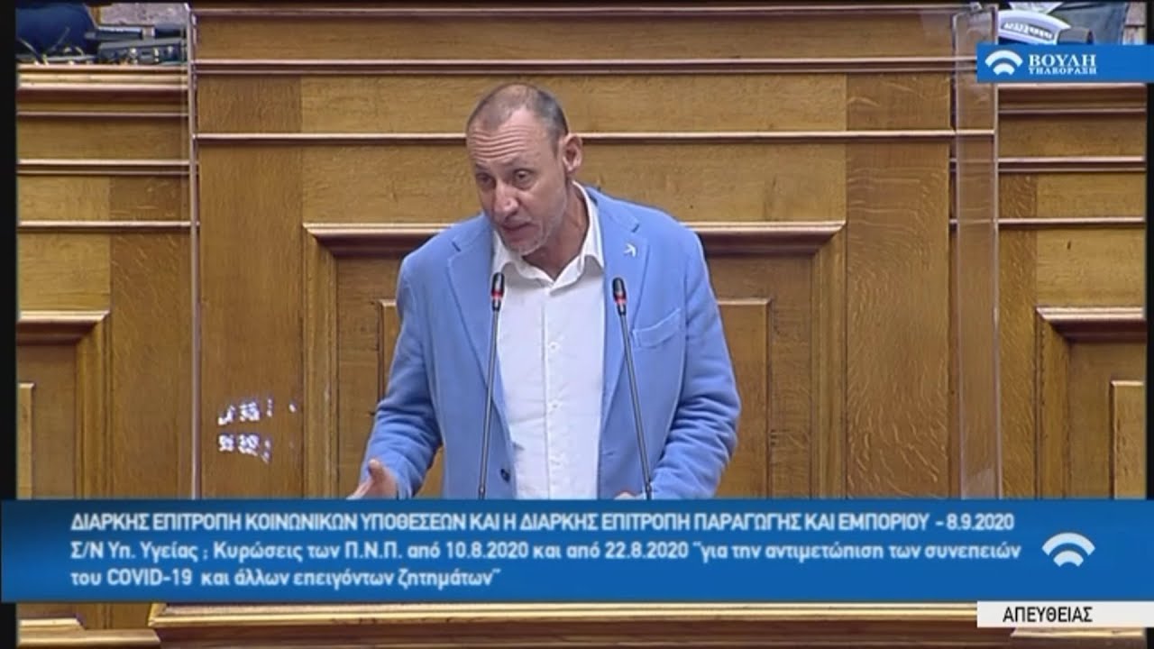 Κλέων Γρηγοριάδης - Επιτροπή Κοινωνικών και Παραγωγής 08/09/2020 - YouTube