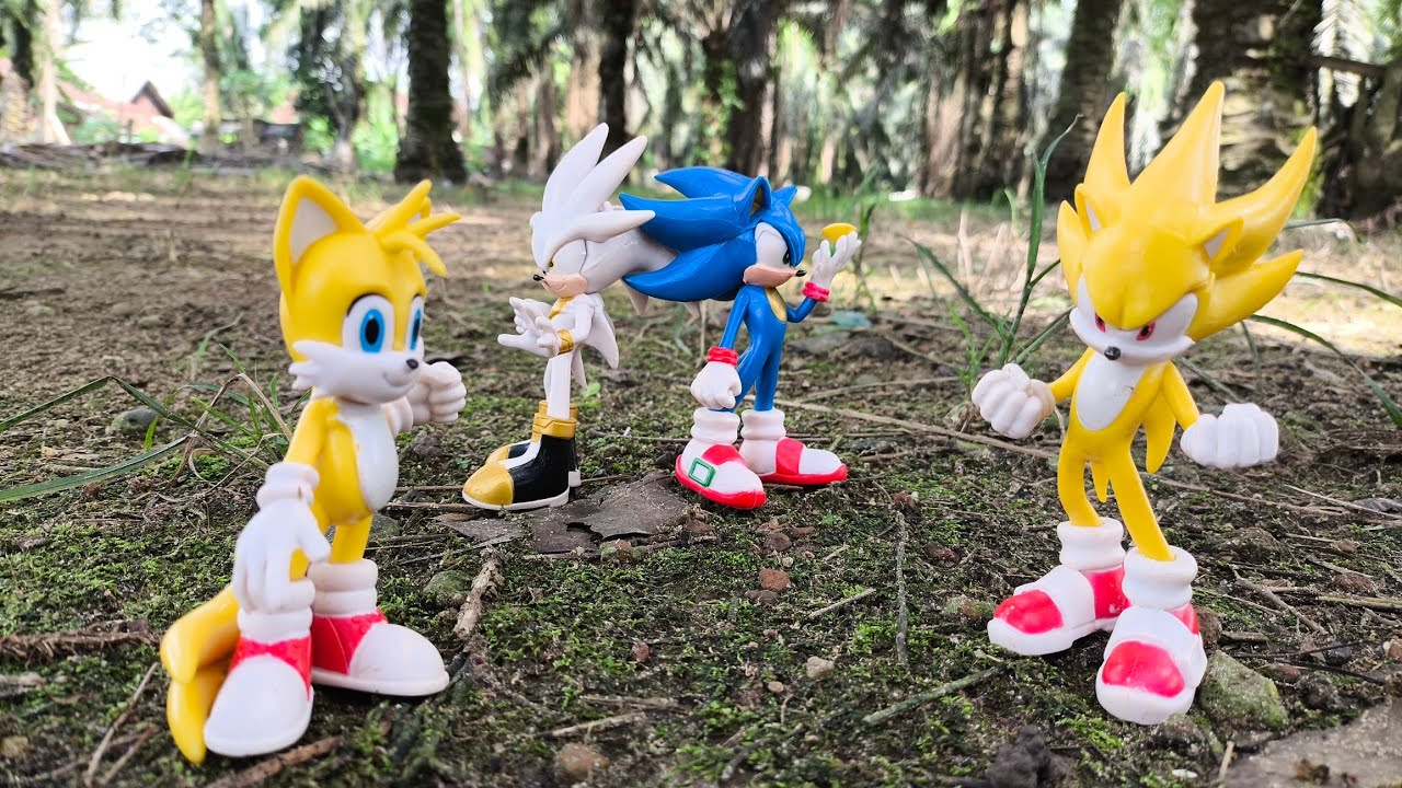 Sonic the hedgehog action figure :Sonic/knukles/Super sonic/Prime/Jaks ...