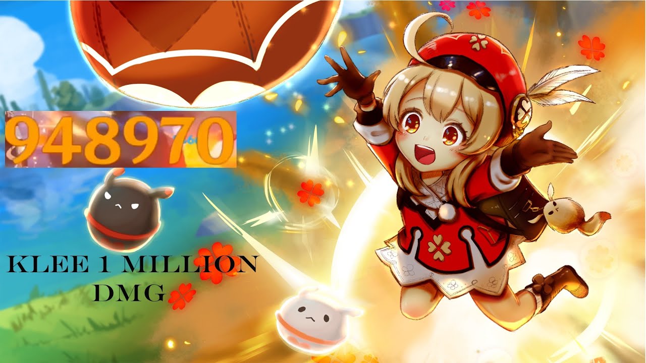 Klee 1 Million Burst Damage - YouTube