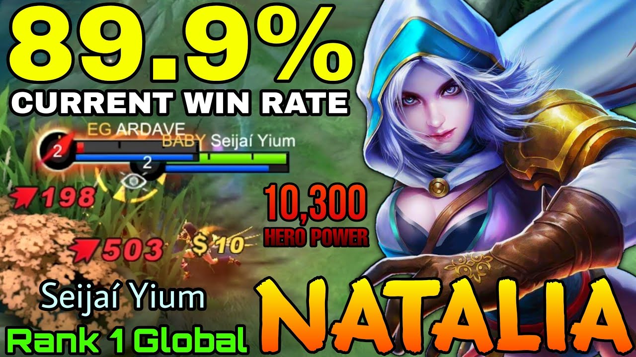 10,300 Hero Power Natalia 89,9% Current Win Rate - Top 1 Global Natalia ...