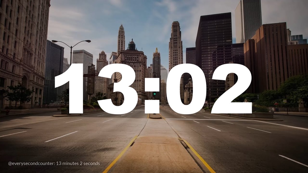 13 minutes 2 seconds [782 secs] clock timer countdown || Alarm Focus ...