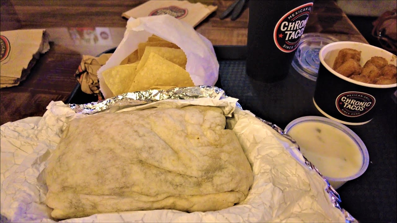 Steak Burrito Cheese Queso Chips Churro Bites Tasty 12-14-2022 Chronic ...