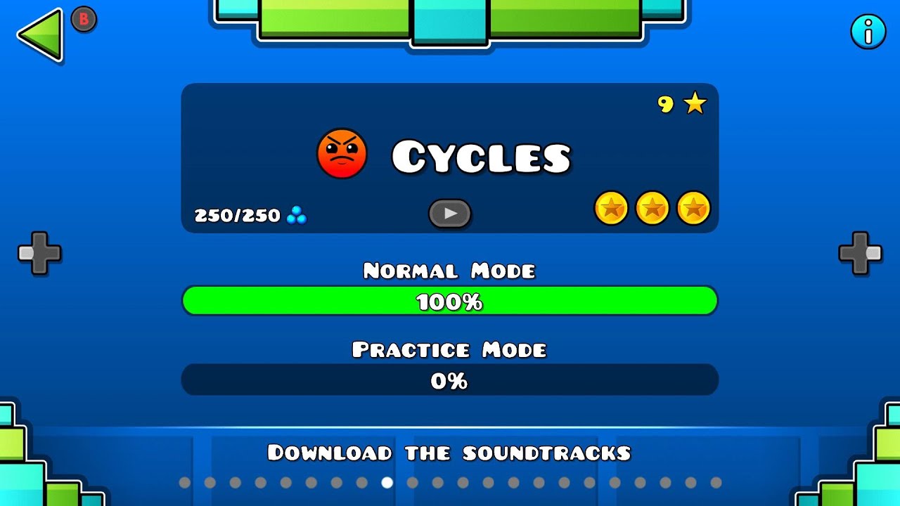 "CYCLES" 100% | Geometry Dash Version 2.11 - YouTube
