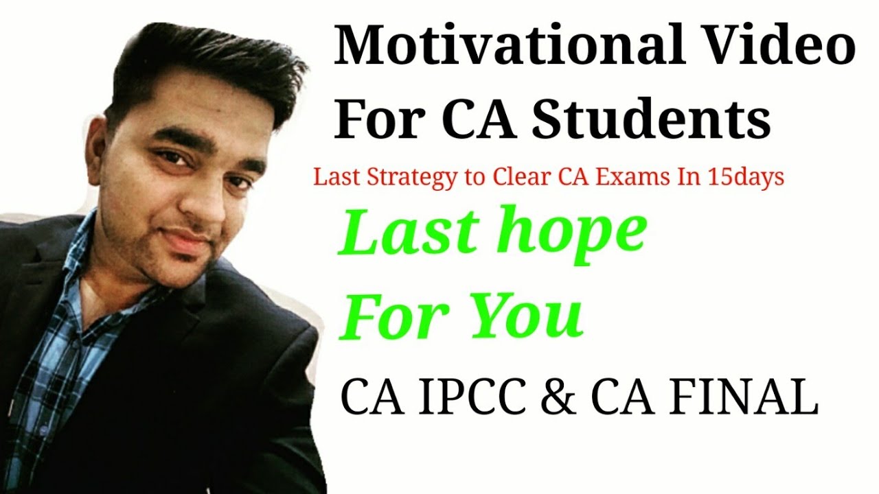 Motivation For CA STUDENTS- only 15 days left - Super Motivational ...