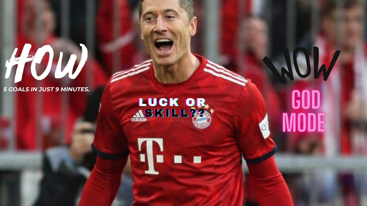Unstoppable Lewandowski: The Day He Scored 5 Goals in 9 Minutes. - YouTube