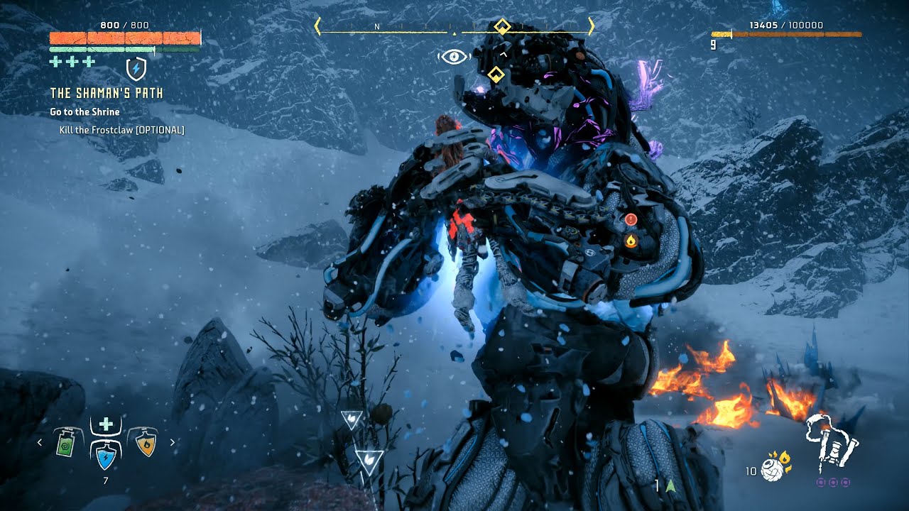 Horizon Zero Dawn Remastered PS5 Pro 4K60 - Daemon Frostclaw - YouTube
