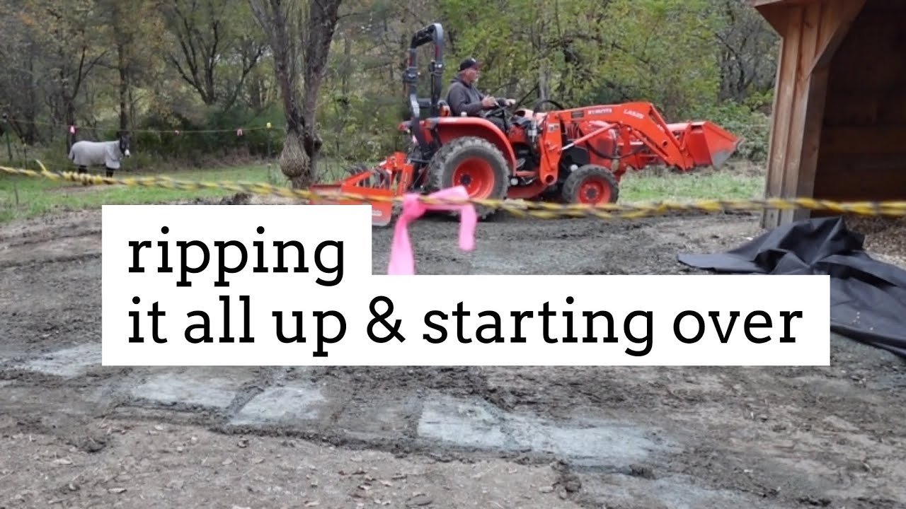 PADDOCK MAKEOVER ~ before winter ~ 🙏🚜 NO MORE MUCK PLEASE 😅 - YouTube