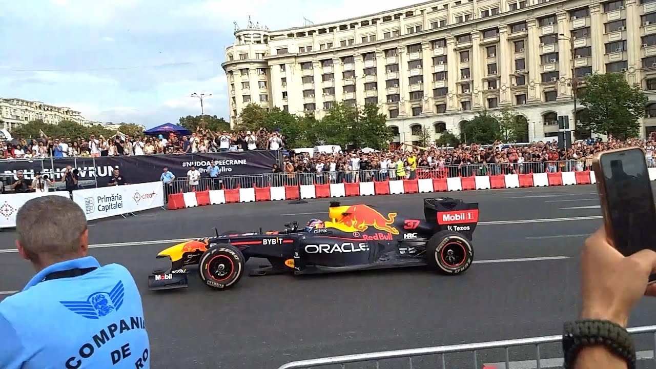 Red Bull RB7 in Bucharest - YouTube