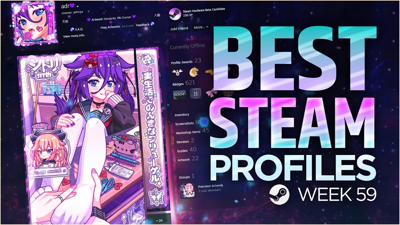TOP 5 BEST STEAM PROFILES OF THE WEEK | #59 - YouTube