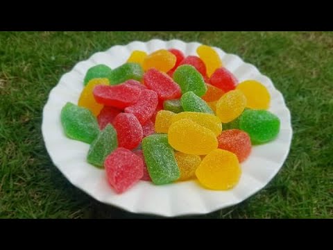 Jelly candy recipe , only 3 ingredients! so easy and delicious - YouTube