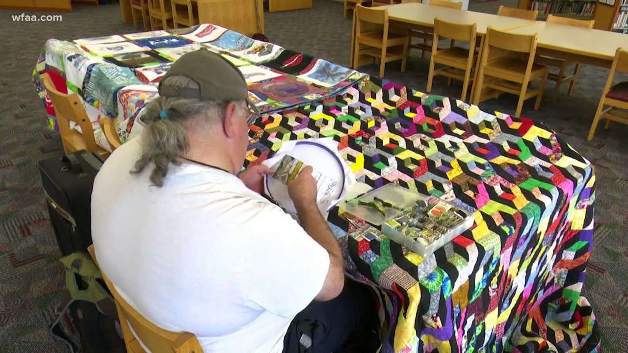 Dallas homeless man says the library saved his life - YouTube