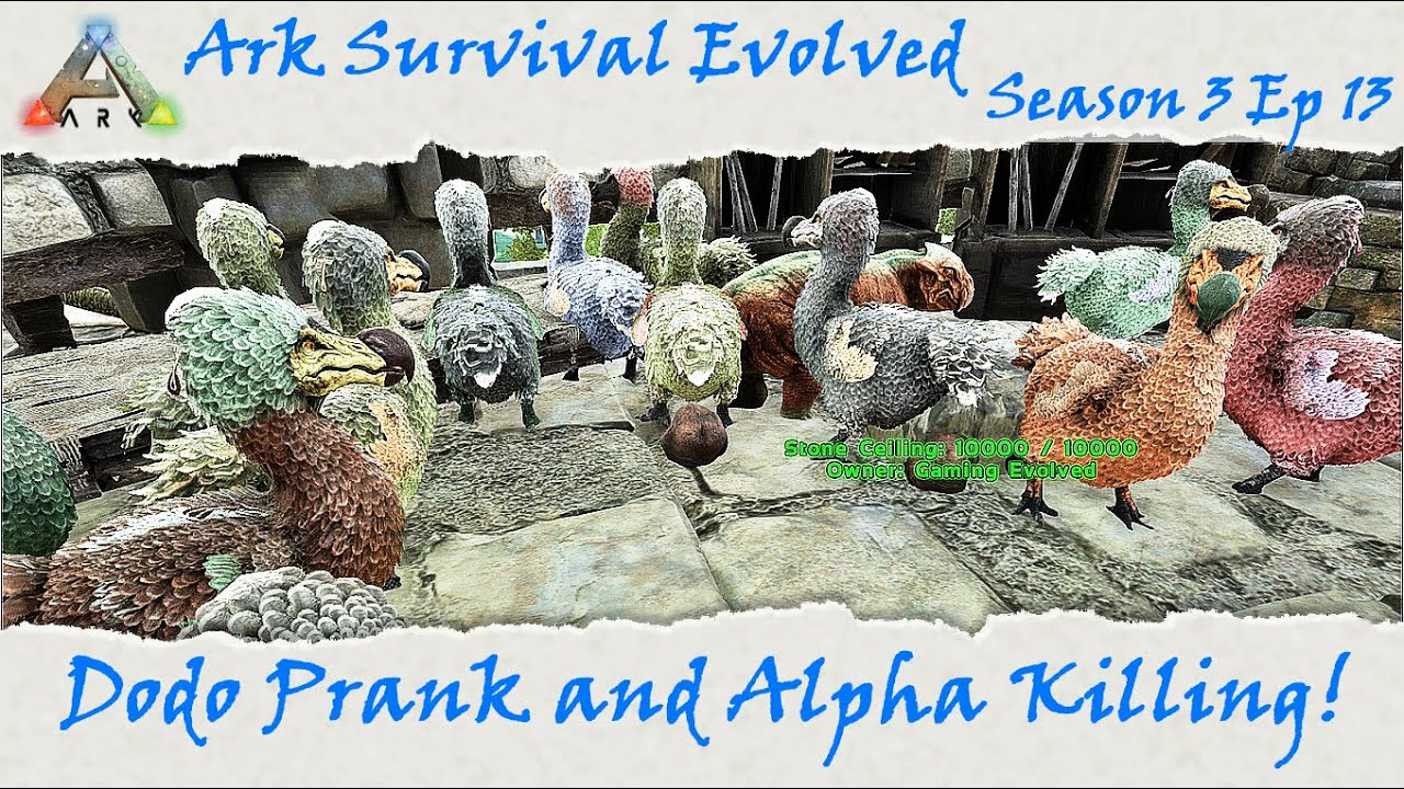 Ark Survival Evolved S3E13: Dodo Bomb and Alpha Killing - YouTube