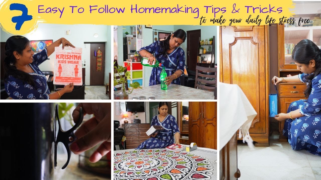 7 Brilliant Easy to Follow Homemaking Tip & Tricks | Useful Space,Time ...