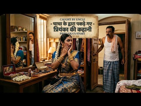 Caught by uncle hindi cd story #priyankastory #story #crossdressing