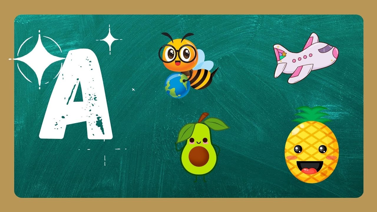 Aprender o Alfabeto em Português 2024 - Vídeo Educativo para Aprender ...