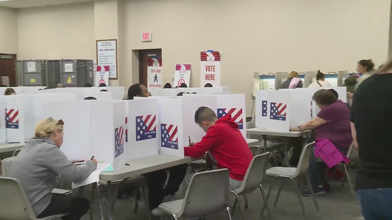 Intense races, long ballot highlight Election Day - YouTube