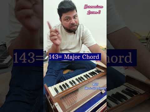 Harmonium/ Keyboard पर Major/Minor Chords कैसे लगाए?#harmoniumlesson #harmonium #trending