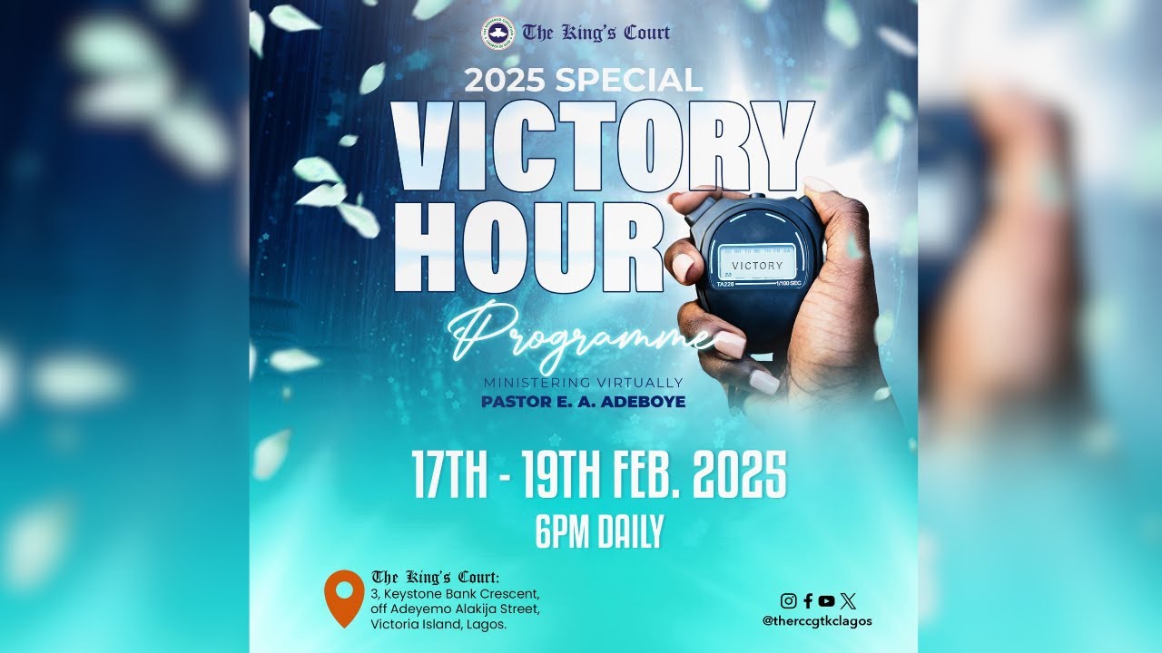 SPECIAL VICTORY HOUR | DAY 1 | 17TH FEBRUARY 2025 - YouTube