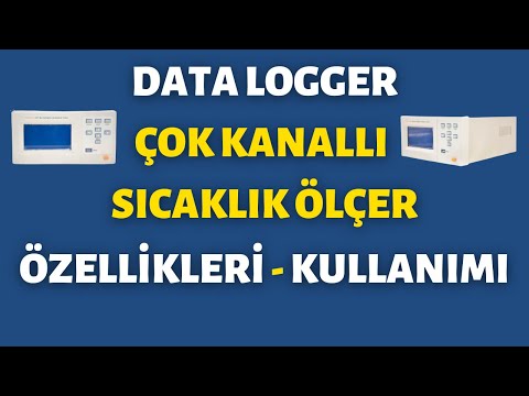 Çok Kanallı Sıcaklık Ölçer (Datalogger) cihazı program kurulum ve eğitimi