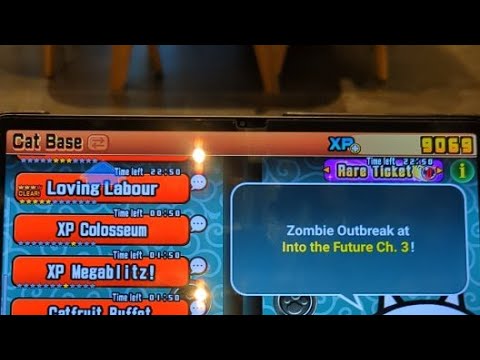 Brook The Battle Cats. Day58.1 Cats of the Cosmos Chapter 2 Legend Stages 036 Catfruit,Xp ...