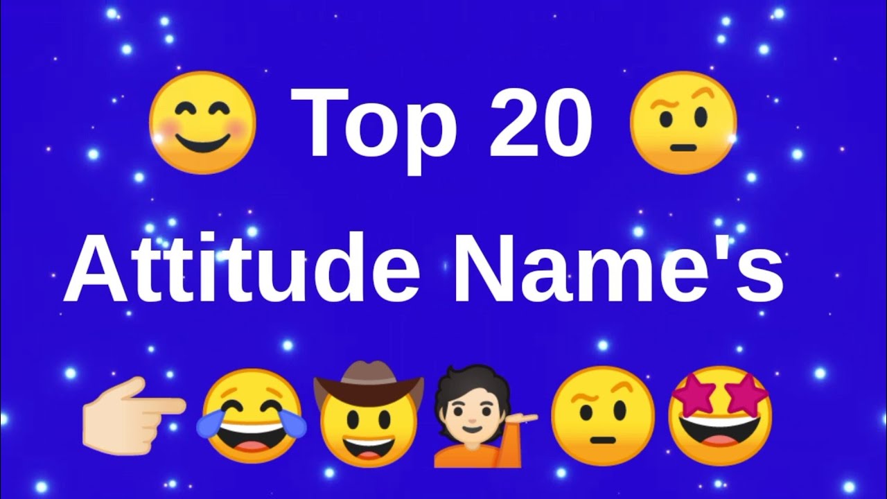 😘Top 20 Attitude Names | Top 15 Attitude Names | Top 10 Attitude Names ...