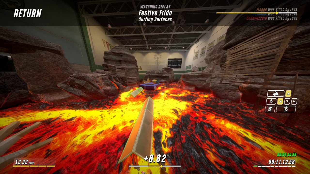 Hot Lava - Surfing Surfaces Speedrun in 14.575 - YouTube