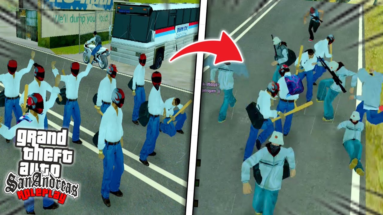 TAWURAN STM TADIKA MESRA!! - GTA SAMP HCRP - YouTube