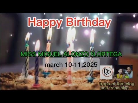 Live:shout out kay migs miguel Alonzo n, ortega#live#happybirthday# ...