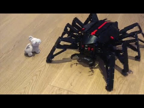Spider Lego Technic Moc (8 Legged Walking Robot) - YouTube