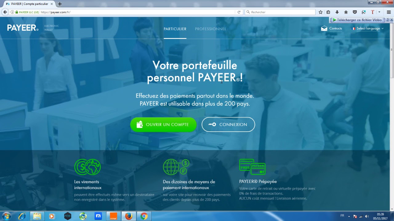 طريقة فتح حساب في payeer - YouTube