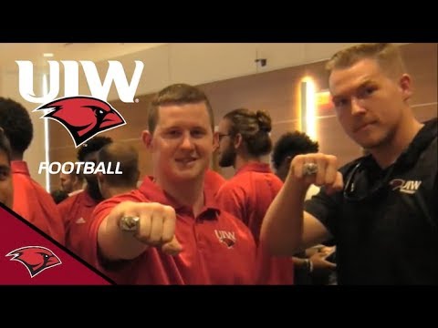 UIW FOOTBALL🏈 2018 Southland Conference Championship Ring Ceremony ...