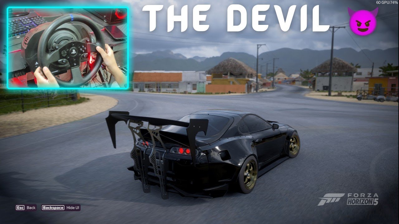 The Devil 😈 | Toyota Supra - Forza Horizon 5 | Thrustmaster T300RS ...