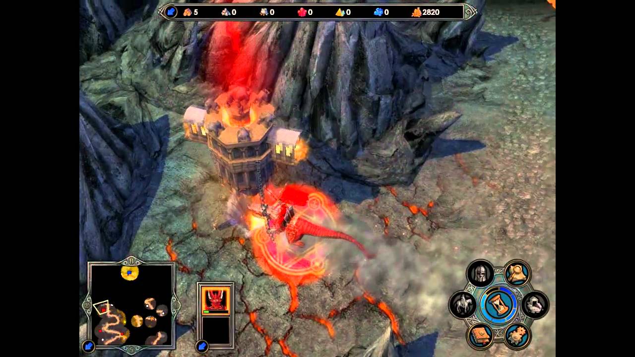 Heroes of Might and Magic V HD Walkthrough Mission 7 Inferno part 1 ...