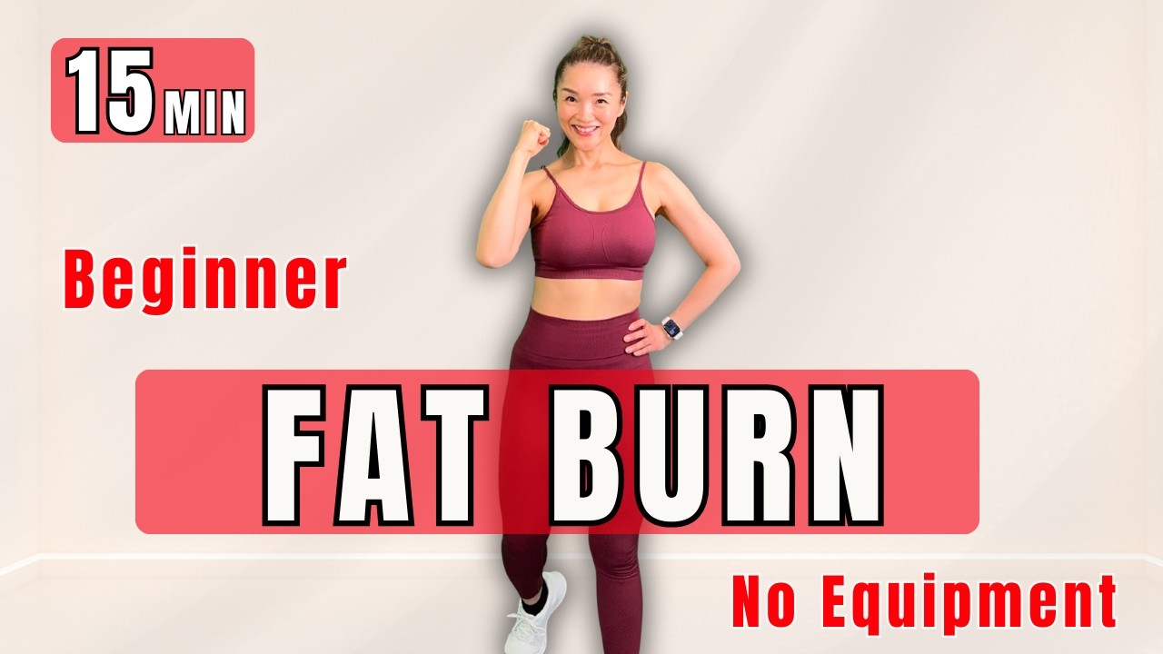 Beginner Fat Burn Workout l Boost Energy l Full Body l No Equipment ...