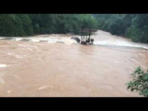 Kateel Temple river overflowing - YouTube