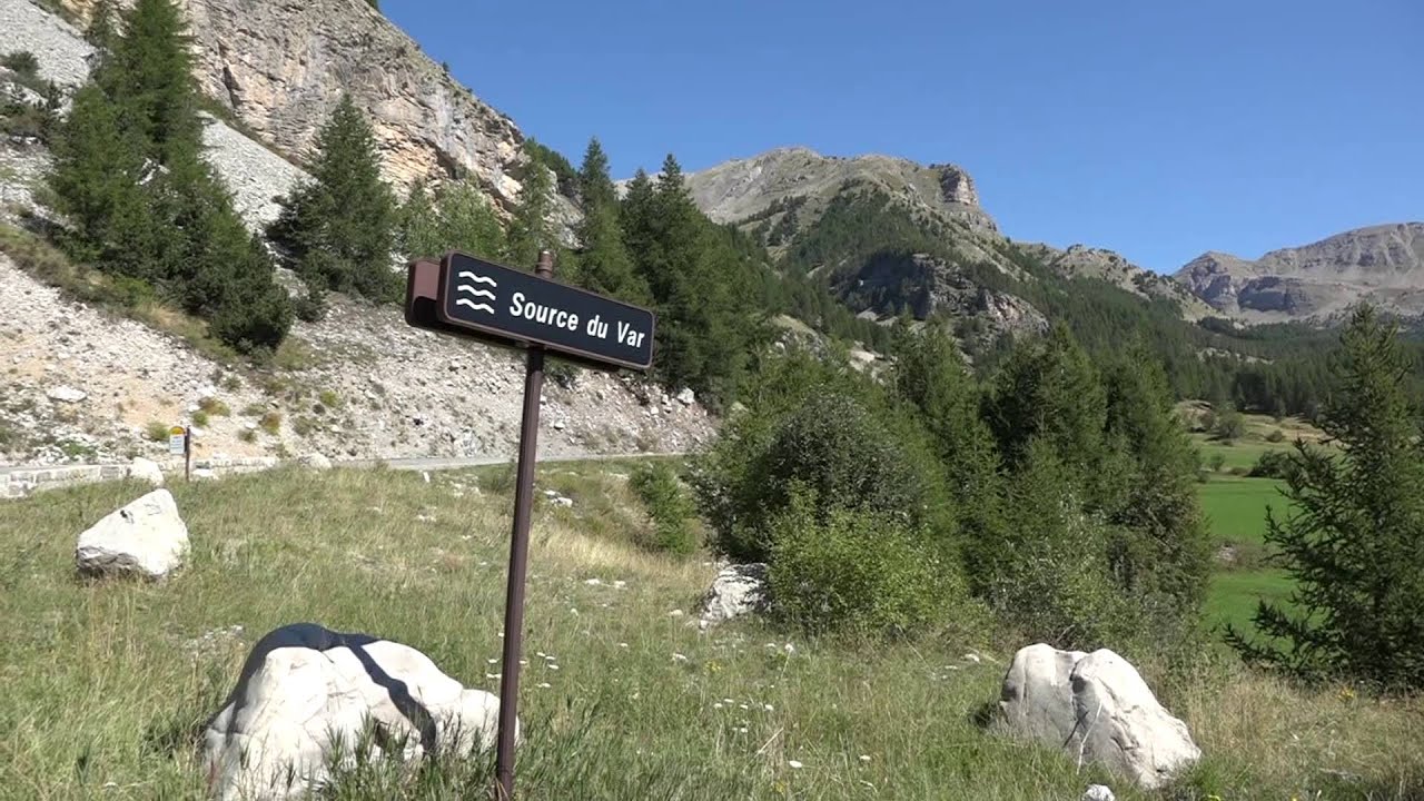 Mercantour Source du Var col de la Cayolle France - YouTube