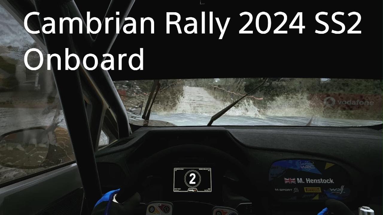 Cambrian Rally 2024 SS2 onboard eBRC - YouTube