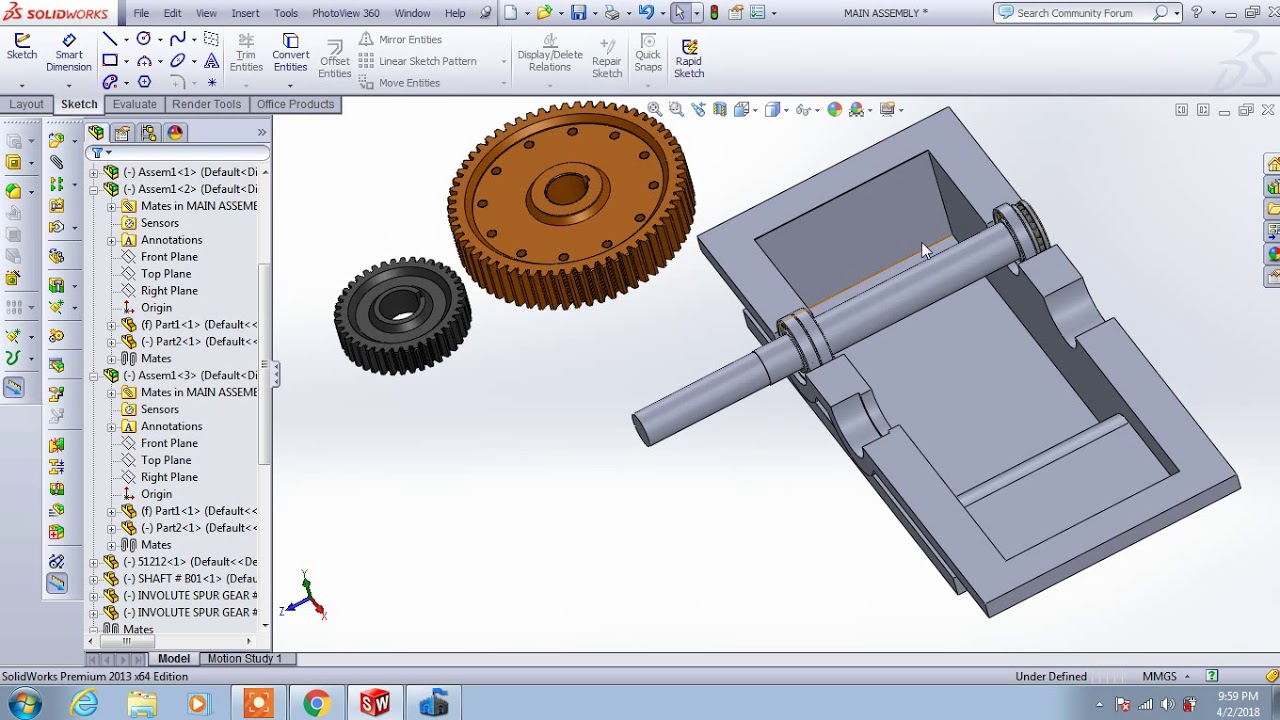 SHAFT # B01 DESIGN IN SOLIDWORKS - YouTube