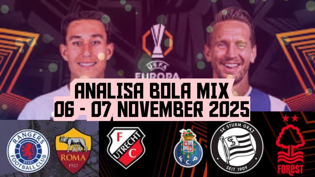 Analisis sepak bola 06 - 07 November 2025 | Preview Sepak Bola Hari Ini ...