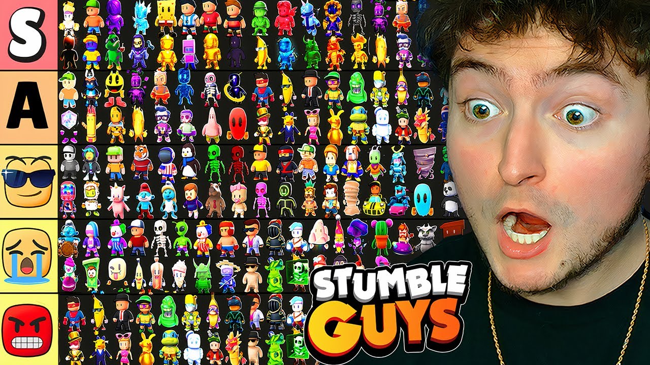 I Ranked EVERY SKIN in Stumble Guys! (1042 Skins) - YouTube