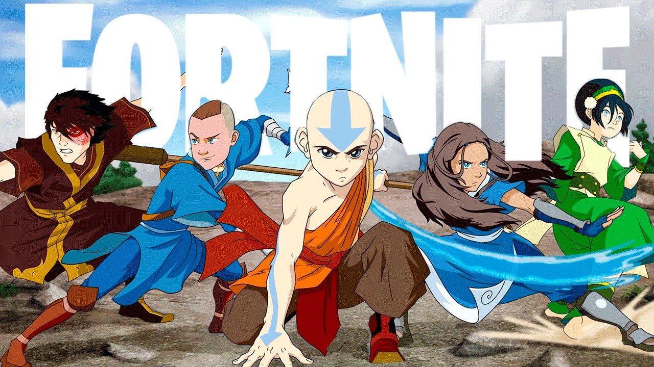 Fortnite x Avatar - ELEMENTOS - O Collab Com AVATAR A LENDA DE AANG ...