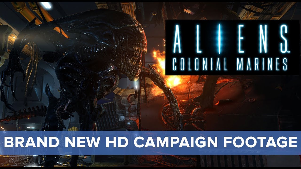 Aliens Colonial Marines - BRAND NEW HD CAMPAIGN GAMEPLAY! - Eurogamer ...