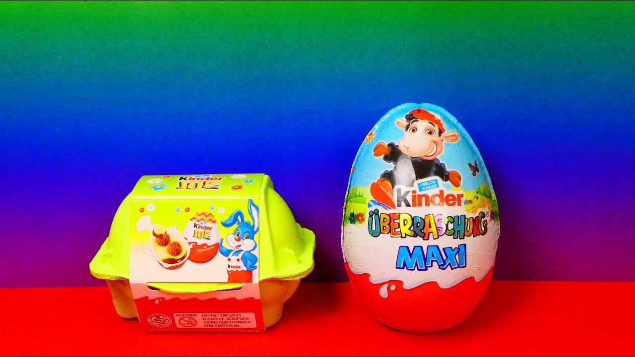 Kinder Maxi and Kinder Joy [ UNBOXING ] - YouTube