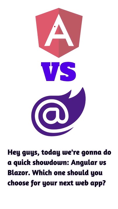 Angular vs Blazor in 50 second #programming #angular #blazor - YouTube