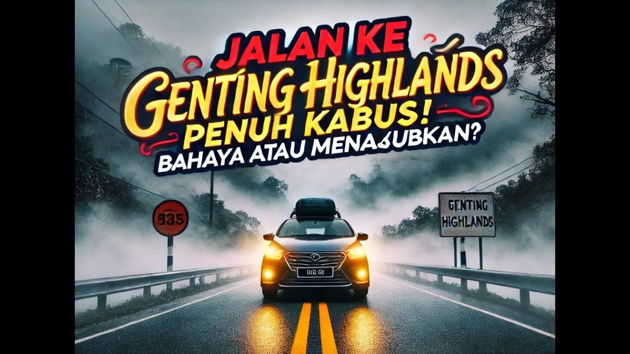 Jalan ke Genting Highlands Penuh Kabus! Bahaya atau Menakjubkan? 🌫️ ...