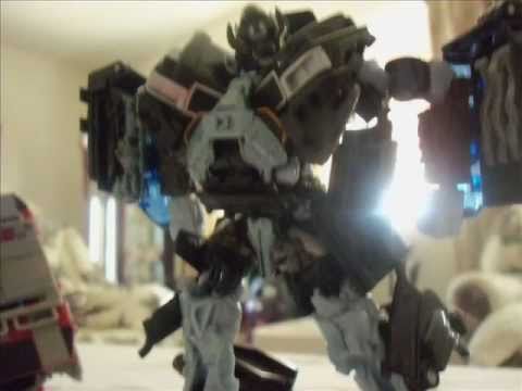 Transformers DOTM Ironhides Death Stop Motion - YouTube